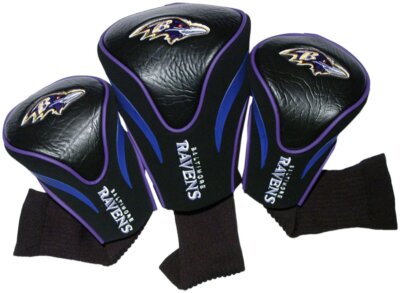 Team Golf NFL Baltimore Ravens Contour Golf Club Headcovers 3-Pack | eBay