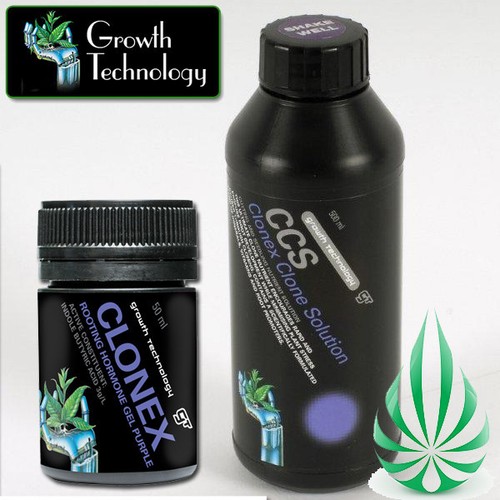 GROWTH TECHNOLOGY CLONEX PURPLE+CLONE SOLUTION CCS ROOTING GEL PROPAGATION KIT | eBay