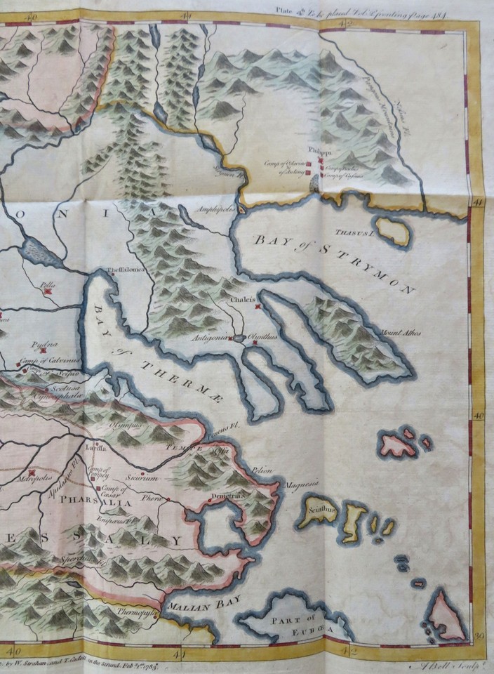 Macedonia & Thessaly Liberator's Roman Empire Civil War Augustus 1783 ...