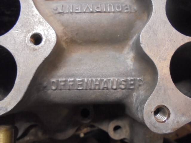 Ford Flat Head Aluminum OFFENHAUSER 3 carb Intake | eBay