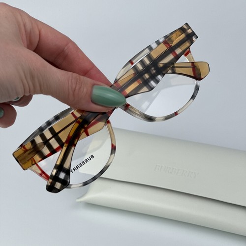 Burberry BE2410 4122 Vintage Check Demo Women Eyeglasses BE 2410 for ...