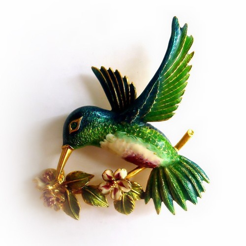 Joan Rivers Hummingbird Brooch Flights of Fantasy Bird NIB Never Worn ...