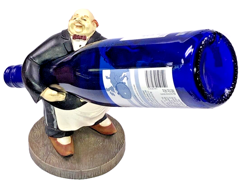 Fat Waiter Butler Resin Wine Bottle Holder | eBay