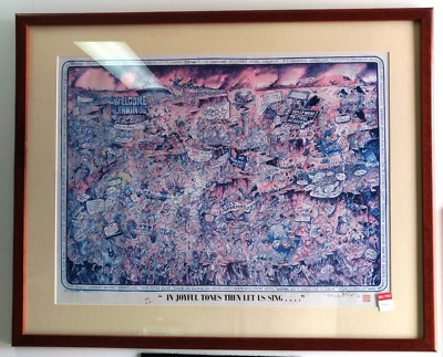 Rare 2004 Paul Rigby Signed and framed Large colour print | eBay