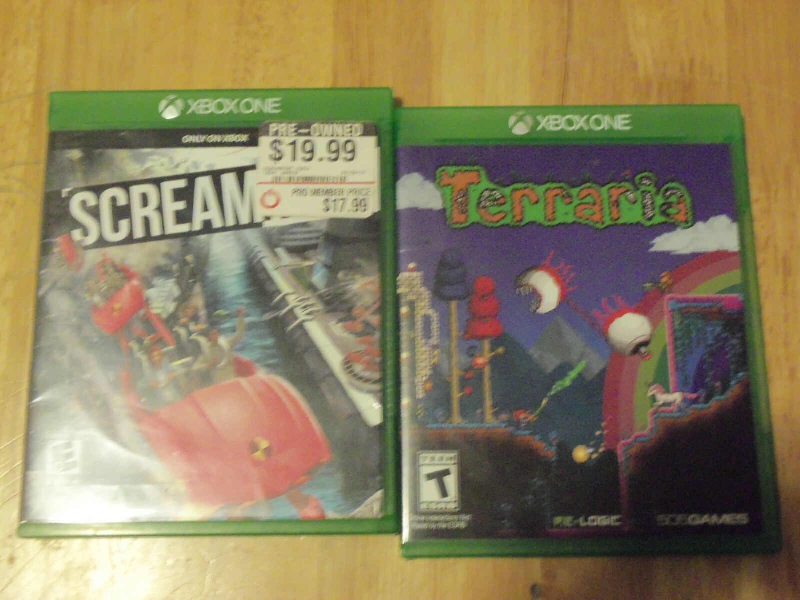 2 game lot bundle Terraria + screamride (Microsoft Xbox One, 2014) disc ...