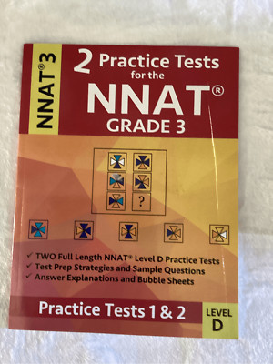 2 practice Test for the NNAT Grade 3 | eBay