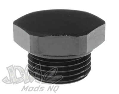 Raceworks AN-12 Male ORB O-Ring Boss Plug RWF-813-12BK | eBay Australia
