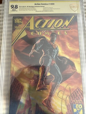 Action Comics 1000 Scott Snyder Signed CBCS 9.8 | eBay