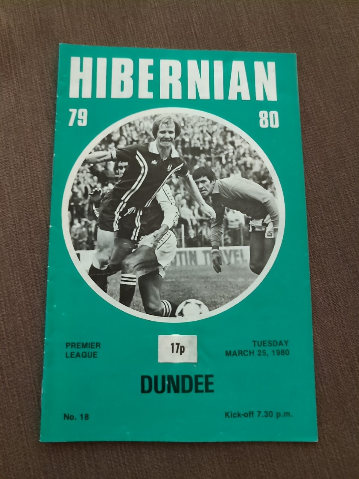 Hibernian v Dundee Football Programme 1979 1980 George Best In Hibs ...
