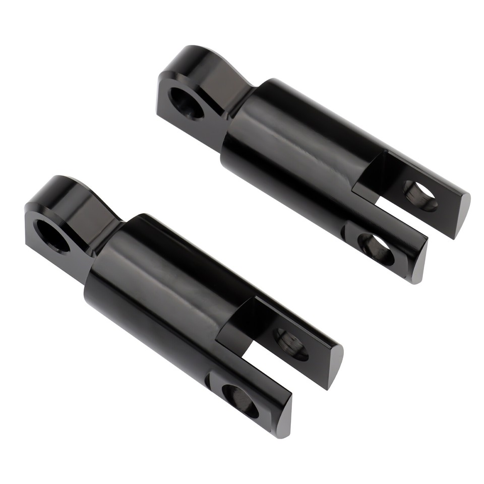 Pair Male Mount Foot Peg Extensions For Harley Sportster Softail Dyna ...