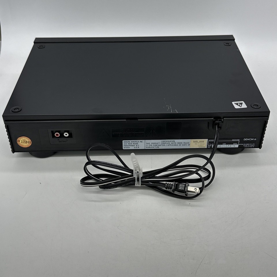 Denon Compact Disc Player DCD-600, Multi Function Display, in Black ...
