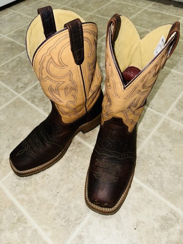 Double H Graham Men's 11" USA Bison Wide Square Toe I.C.E Roper DH4305 ...