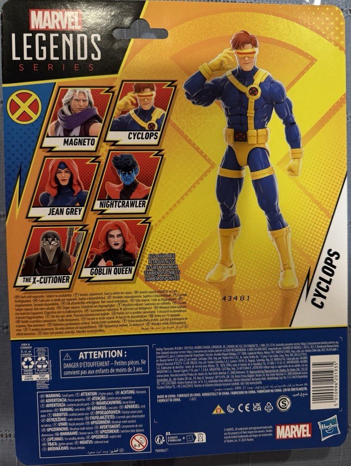 X-Men 97 Marvel Legends Cyclops 6-inch Action Figure | eBay