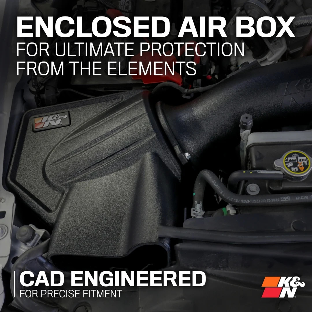 K&N Cold Air Intake Kit w/ Oiled Filter For 2015-2025 Toyota Hilux ...