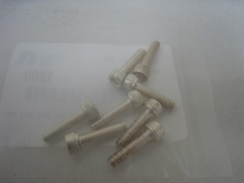8 NEW AMAT 3690-01879 SCR CAP SKT HD 10-24 x 3/4L HEX SKT SST SLVR-PLT ...