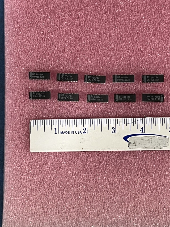 DM74LS253N IC LOGIC MUX DUAL 4 INPUT 16 PIN DIP NATIONAL (LOT OF 10) | eBay