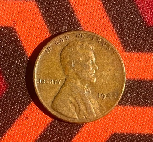 RARE 1944 Wheat Penny Error No Mint Mark “L” in Liberty Rim Error Cent ...