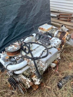 Isuzu 255 Marine Diesel Engine with transmission | eBay