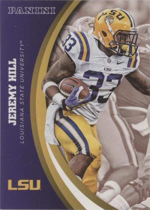 2015 Panini LSU Tigers - Jeremy Hill #30 for sale online | eBay