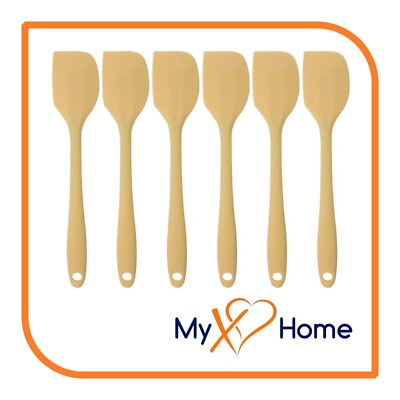 11" Pastel / Nordic Yellow Silicone Spatula by MyXOHome (1, 2, 4 or 6 ...
