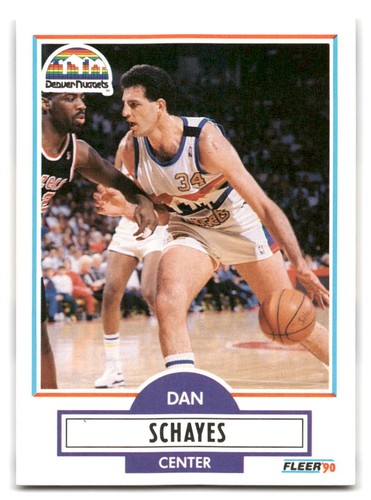 Danny Schayes 1990 Fleer BASKETBALL #53 Denver Nuggets | eBay