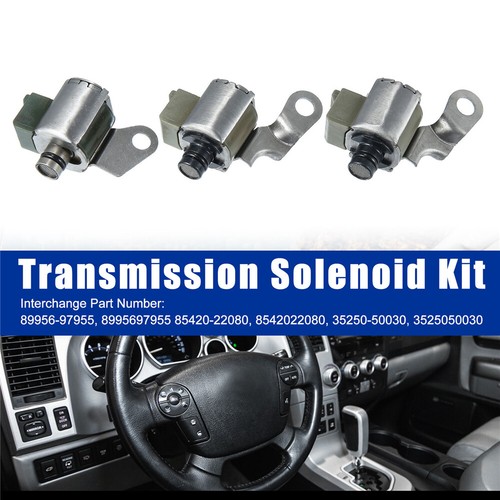 3Pcs Transmission Solenoid Kit Shift Lock Up Kit for Toyota A340E A340F ...