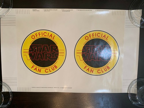 Star Wars Fan Club Book Cover (1977) 13" x 21.5" US Promotional Item | eBay