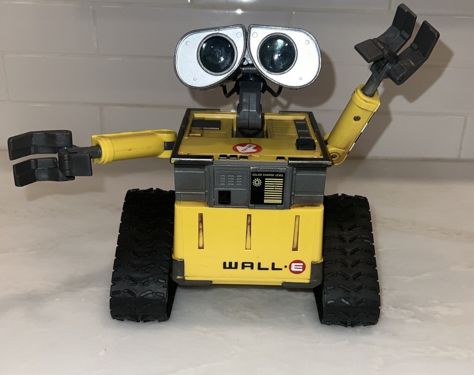 WALL E 2008 LARGE 10” Thinkway Toys ORIGINAL Working Tested U-Command ...