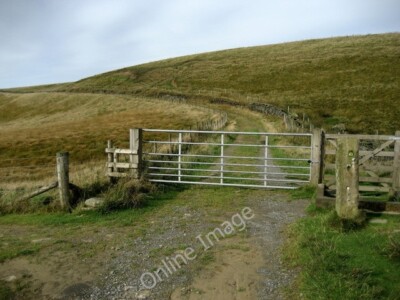 Photo 6x4 Gate on Gorple Road Hurstwood Excellent track coming in from ...