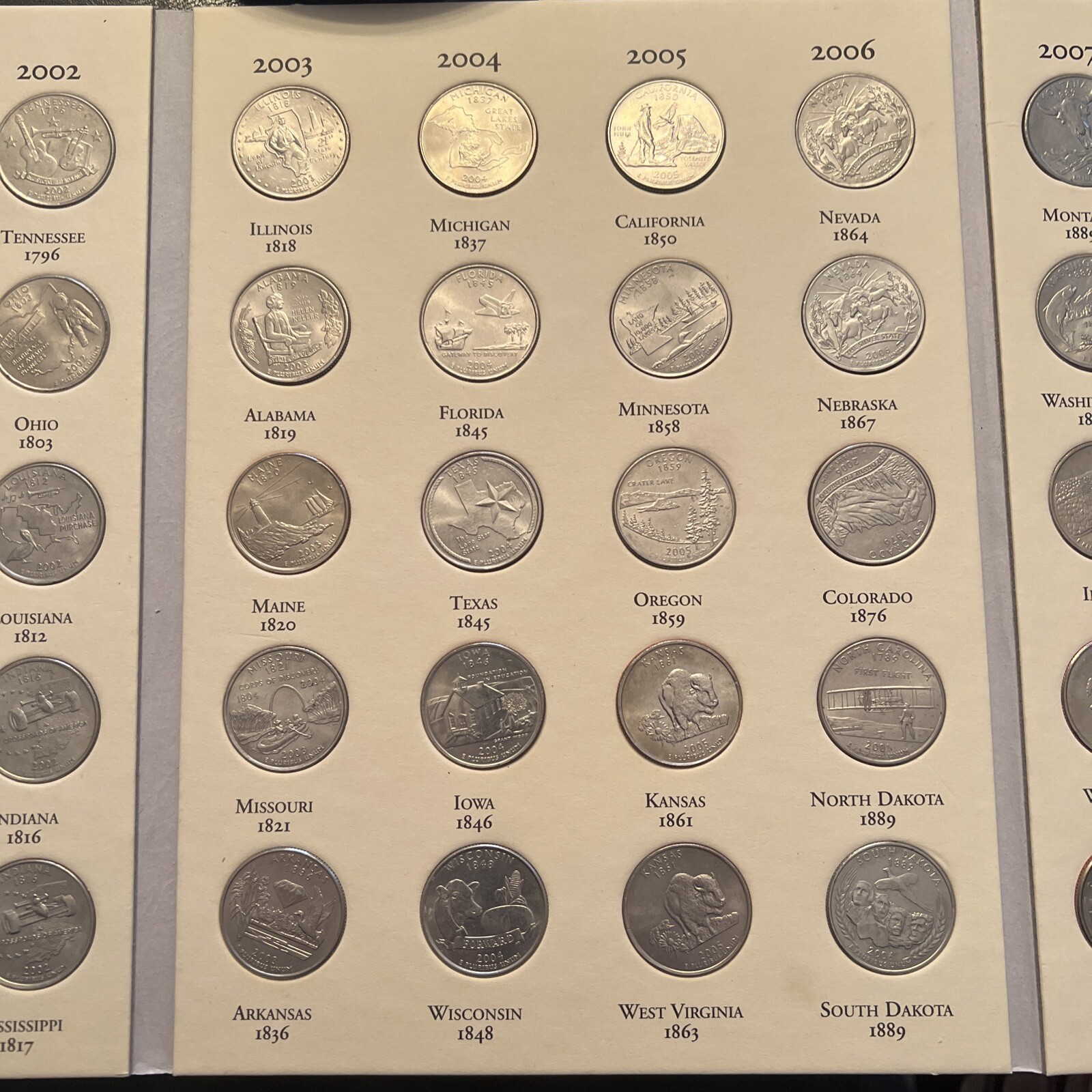 Statehood Quarter Set 1999-2008 50 States coins | eBay