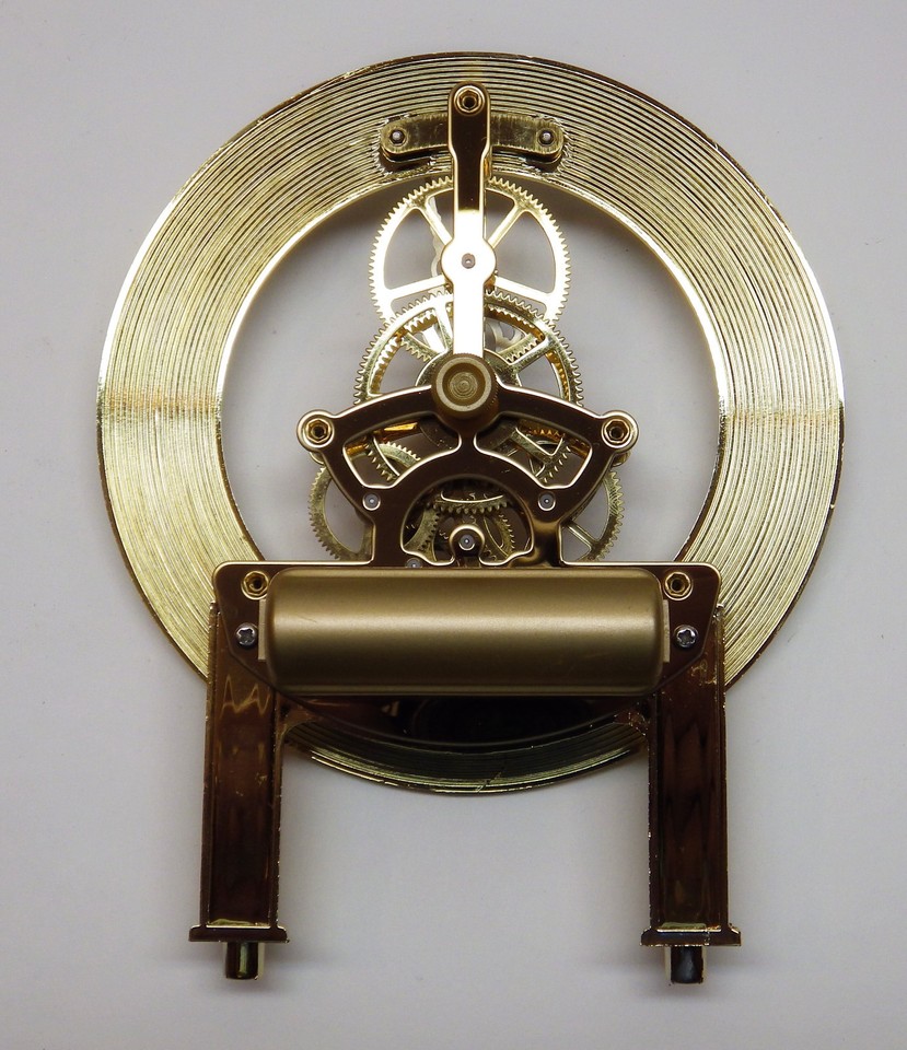 Anniversary Quartz Skeleton Clock Movement With Dial NEW Gold 5 7/8 ...