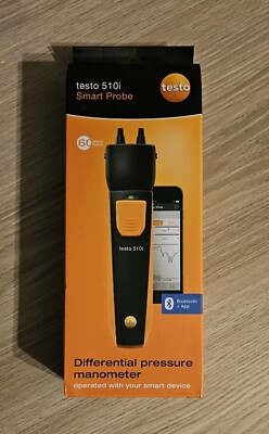 Testo 0560 1510 01 510i Differential Pressure Manometer Smart Probe ...