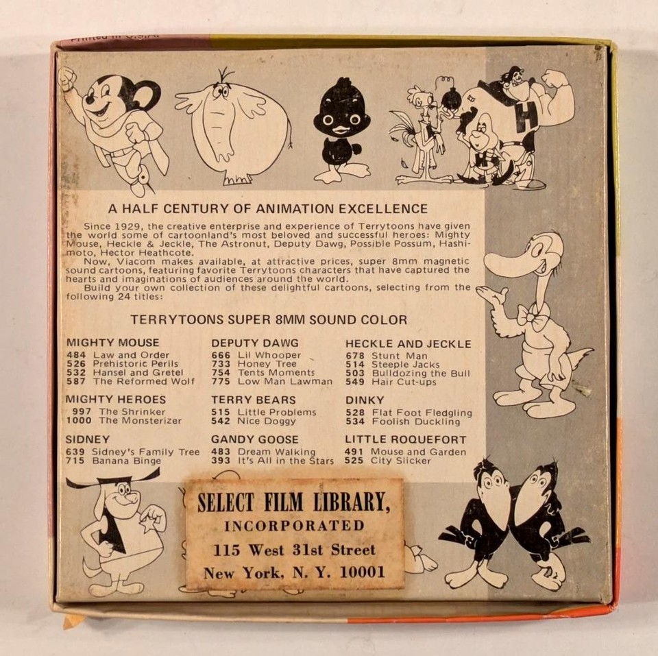 Dinky "The Foolish Duckling" 1952 Terrytoons Super 8mm Sound Movie 200 ...