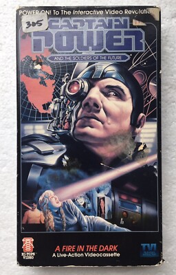 Captain Power VHS Tape Very Rare A Fire In The Dark Volume 5 Hi Tops | eBay