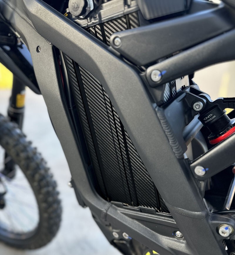Sur-Ron Carbon Fiber Battery Accent Decal Wrap Kit - Surron Graphic | eBay