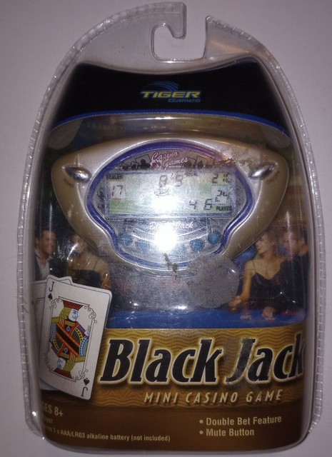 Black Jack Mini Casino Game Handheld Electronic Tiger Hasbro 2002 No ...