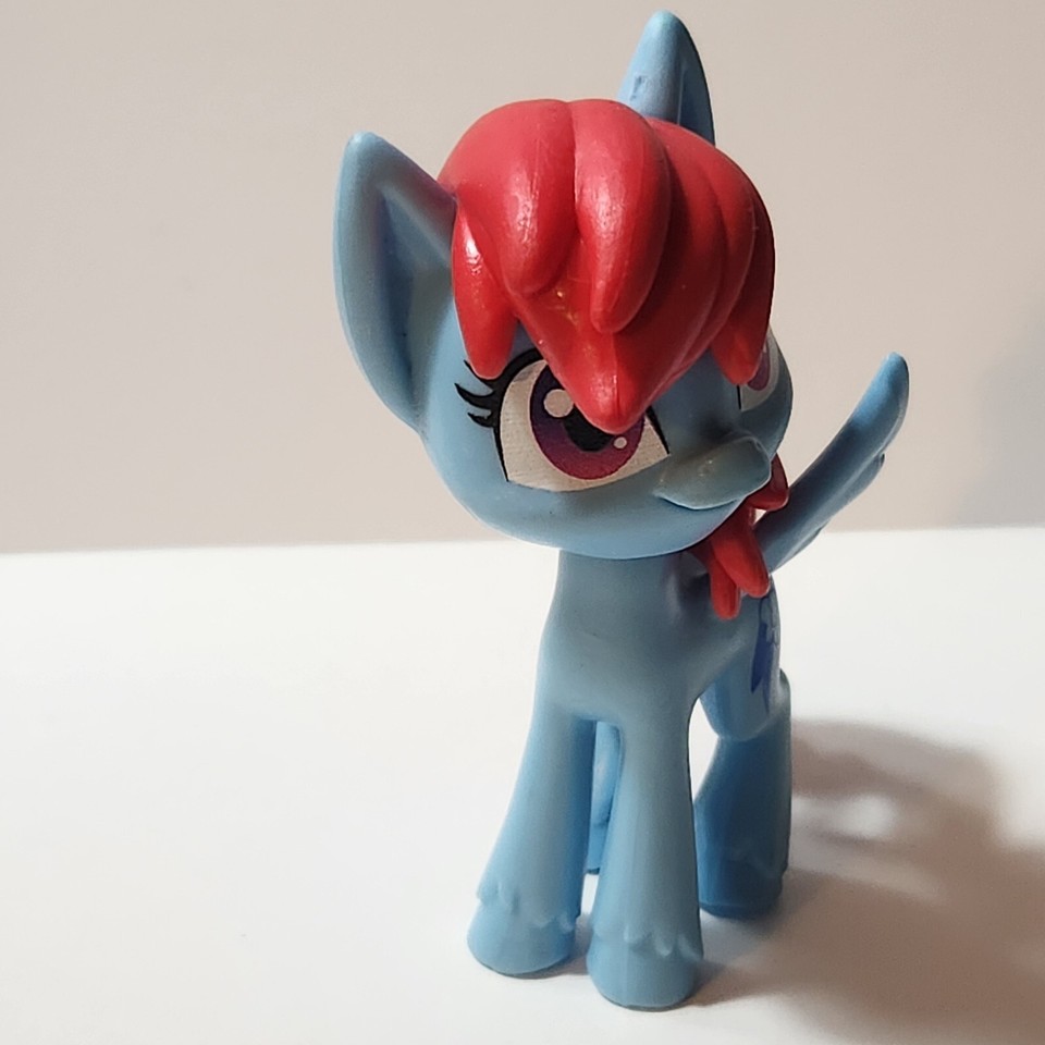 My Little Pony G4.5 Rainbow Dash 3" Figure Molded Hair Pony Friends ...