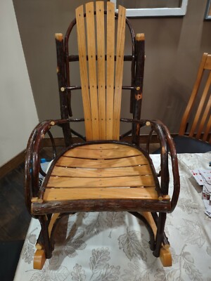 New Child rocker- bent Hickory Amish made. | eBay