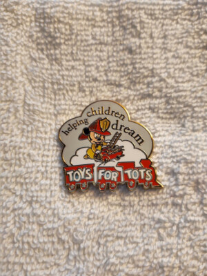 Disney Pin Toys for Tots 2006 Baby Mickey Mouse Train Firefighter Truck ...