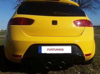 Auspuff Sportauspuff für Seat Leon 1P R FR Cupra R32 Duplex ...