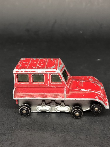 Vintage Lesney Matchbox Snow-Trac No. 35 Red Sno Cat England Toy NO ...