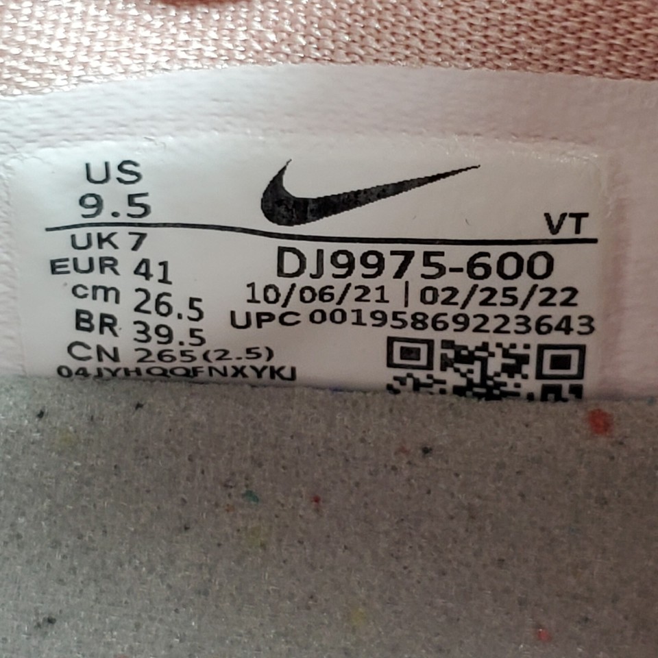 Nike Air VaporMax Shoes Flyknit ‘Pink Oxford’ DJ9975-600 Women’s Size 9 ...