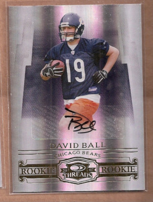 2007 Donruss Threads #247 David Ball RC Rookie Autograph Card /999 | eBay
