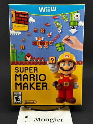 Super Mario Maker Bundle w/ book CIB 100% Complete & Mint! 1st Print ...