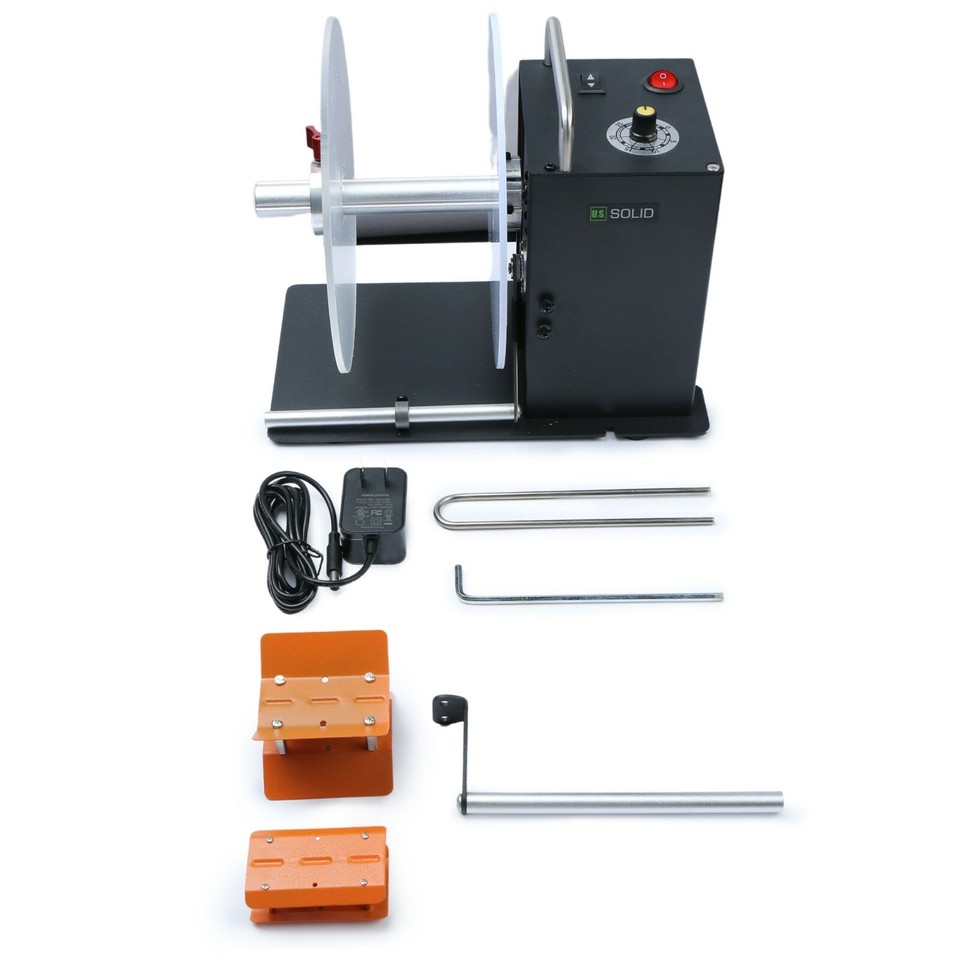 Automatic Label Rewinder Speed Adjustable 110V-240V Core Holder 1" 1.5 ...