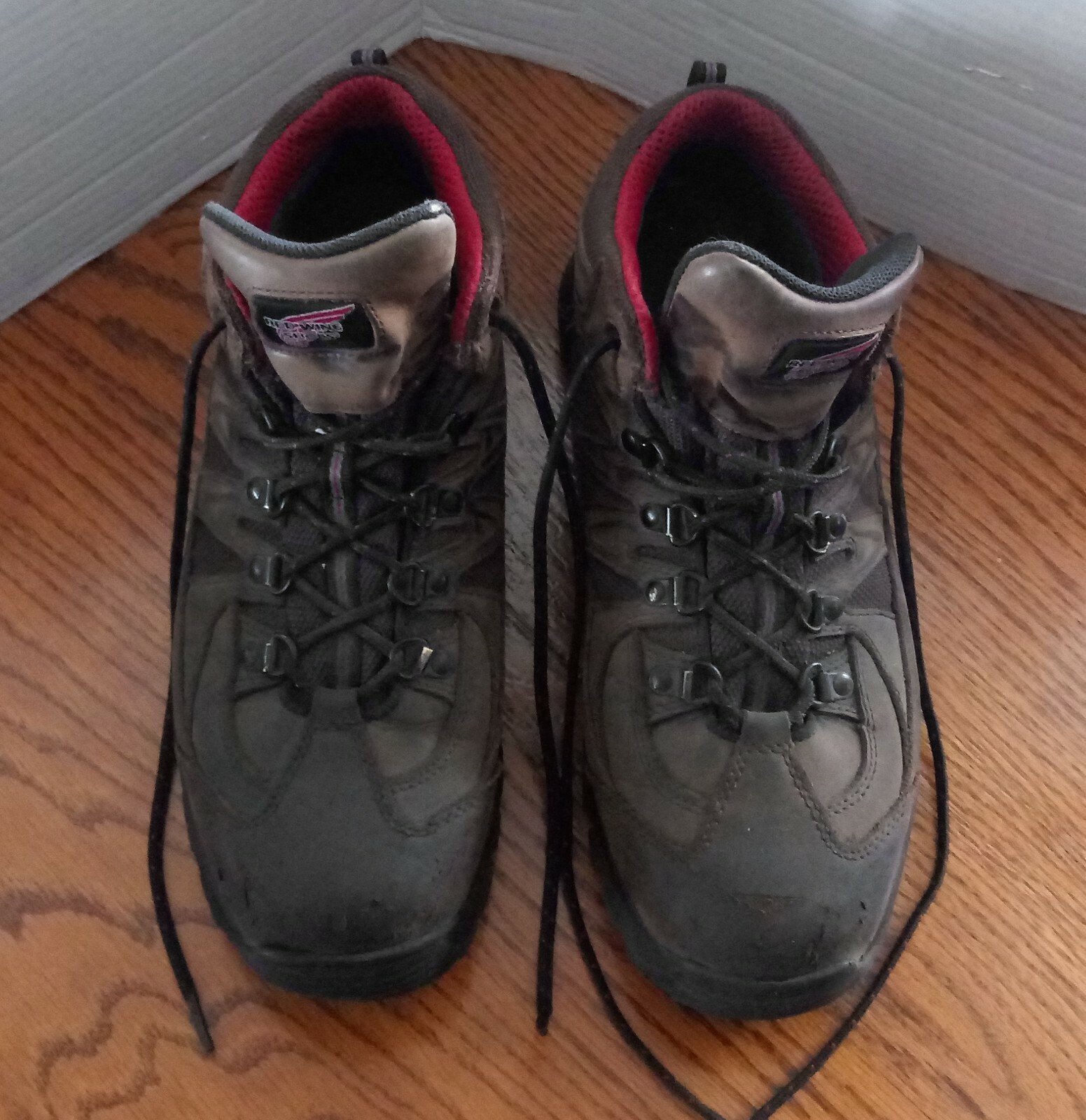 RED WING #6672 VIBRAM HIKER HIKING RW WATERPROOF LEATHER BOOTS MEN'S ...