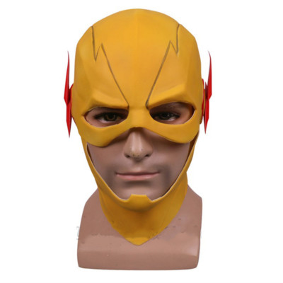 Halloween Cosplay The Reverse Flash Latex Mask Super Hero Party Prop ...
