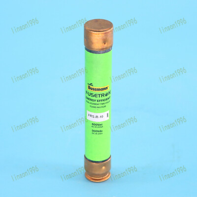 5PCS Bussmann FRS-R-10 600V 10 Amp Fusetron Dual Element Time-Delay ...