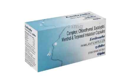 Easi Breathe Inhalant Capsules for Stuffy Nose & Cold Relief 30 ...