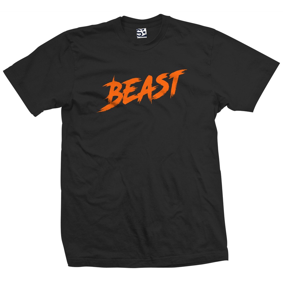 Beast Rage T-Shirt | Workout Motivation Hustle Mindset Gym Sports | Tee ...